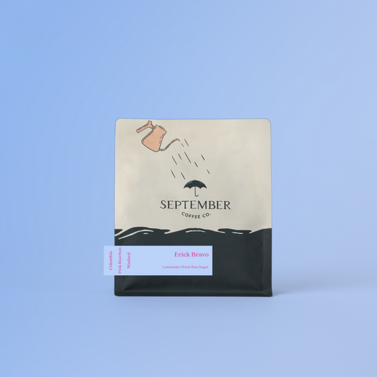 September Coffee - Erick Bravo, Colombia Washed Pink Bourbon – thecoffeeguy