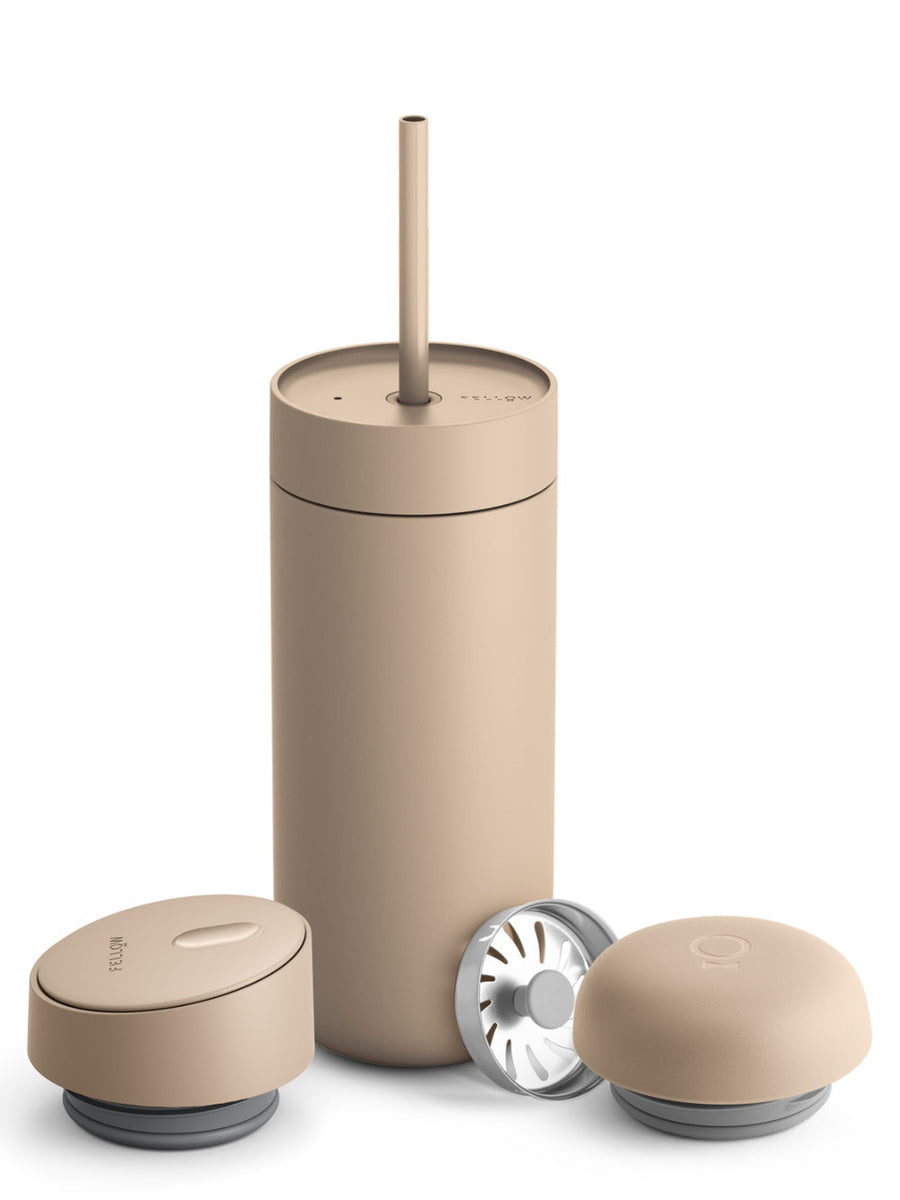 Fellow Carter 3-in-1 Sip System - 16oz Sand Dune – thecoffeeguy